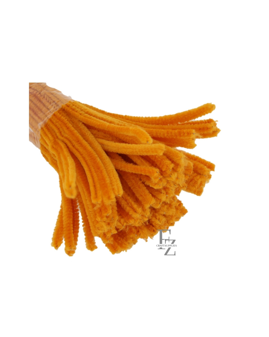 Pipe Cleaner Golden Yellow/ Orange - 1 Pack (100 pcs) – Fzcraftsupplies